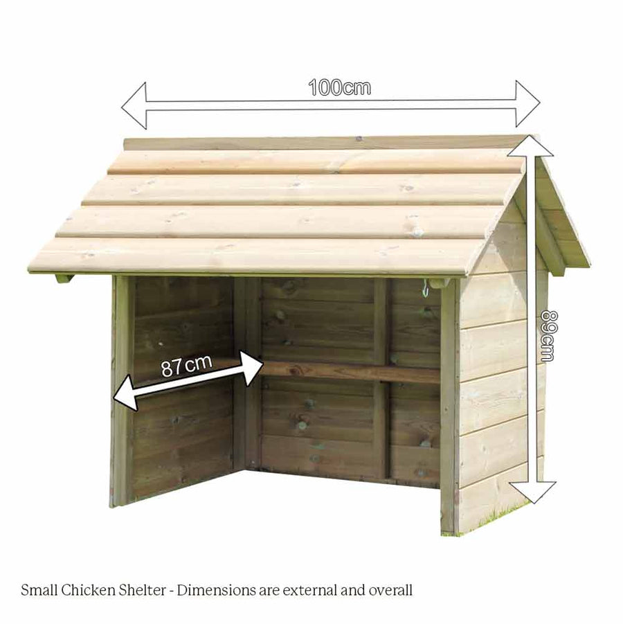 Chicken Shelter, Small | Timber Field Shelter for Chickens