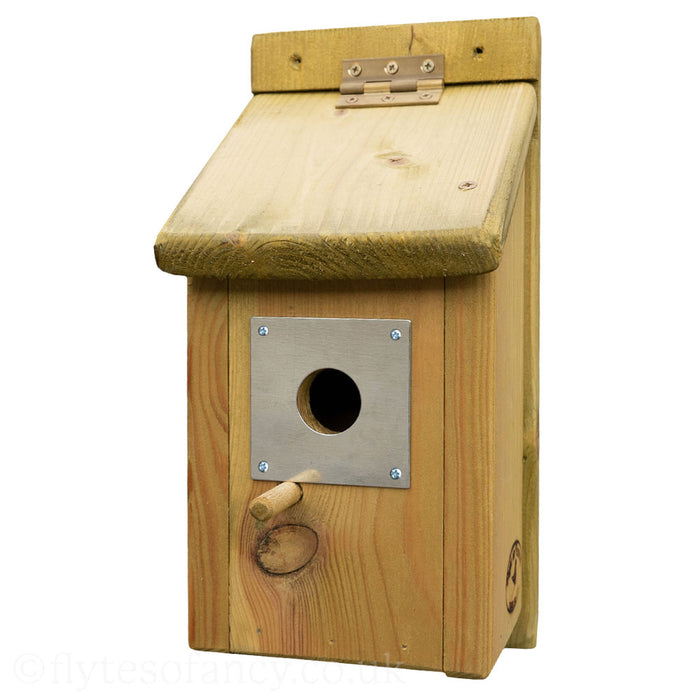 Metal Nest Box Hole Protection Plate, 28mm - Flyte so Fancy