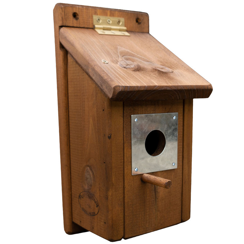 Metal Nest Box Hole Protection Plate, 32mm - Flyte so Fancy