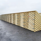 Commercial 1100L Bin Store with Doors - UK Made Bin Storage