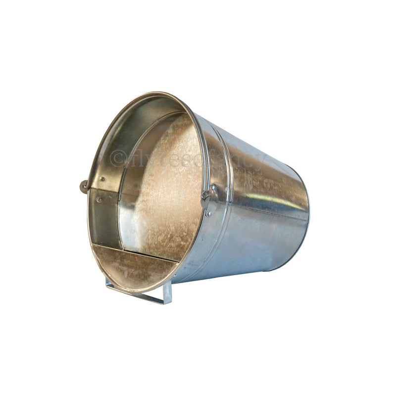 Galvanised Metal Lying Bucket Drinker | Poultry Drinkers